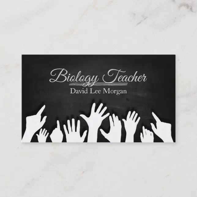 Biology Teacher Business Card | Zazzle