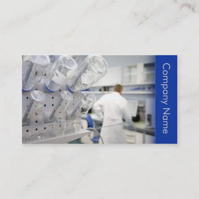 Biotechnology / Biotechnologist Chemist Laboratory Business Card | Zazzle
