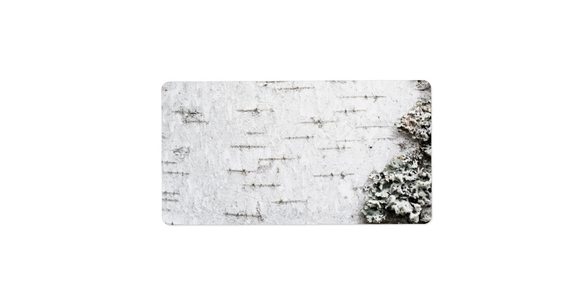 Birch bark label | Zazzle