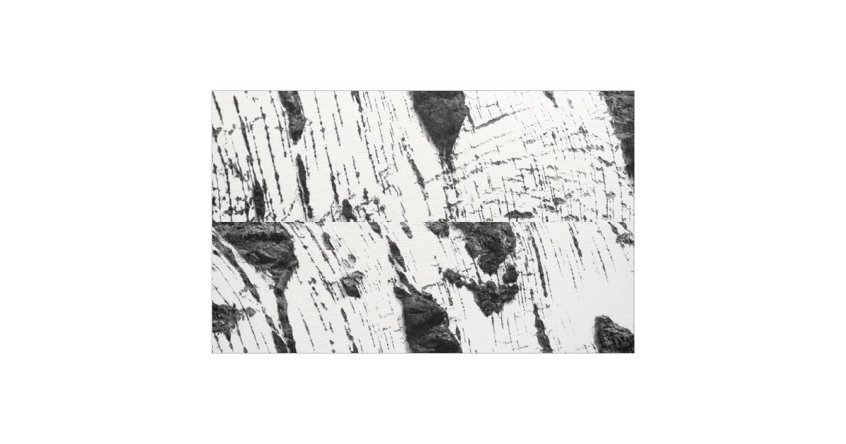 Birch bark pattern fabric | Zazzle