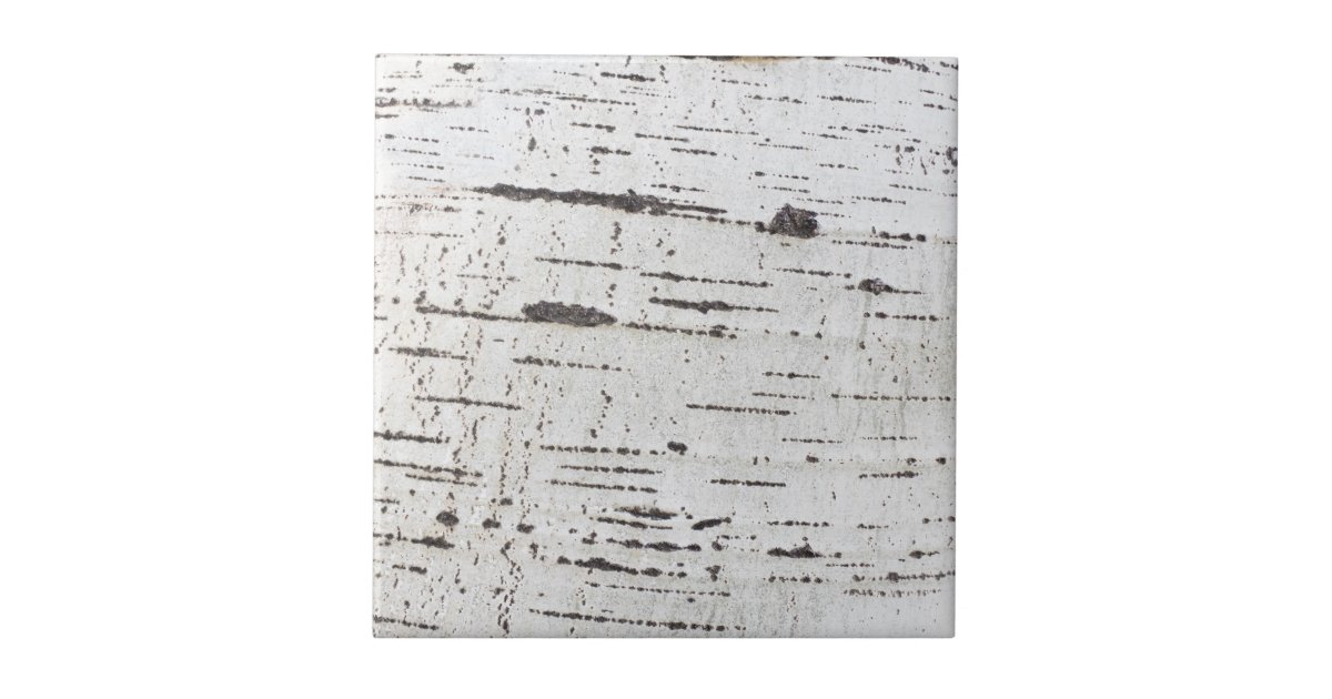 Birch bark pattern tile | Zazzle