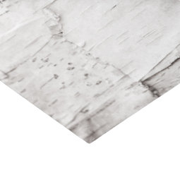 Birch Bark Tree White Rustic Country Woodland Tissue Paper | Zazzle