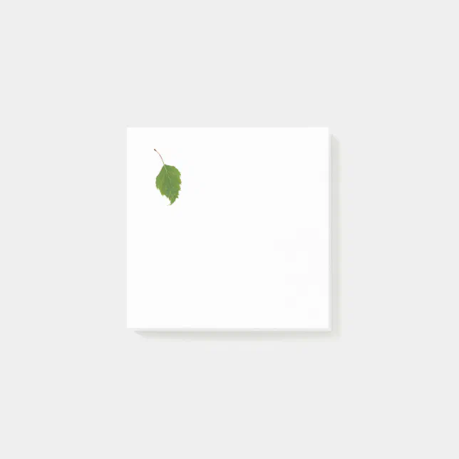 Birch Leaf Post-it Notes | Zazzle