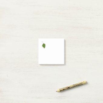 Birch Leaf Post-it Notes | Zazzle