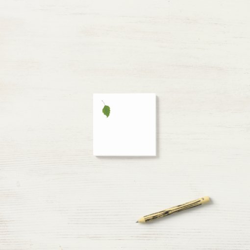 Birch Leaf Post-it Notes | Zazzle