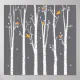 Birch tree birds poster | Zazzle