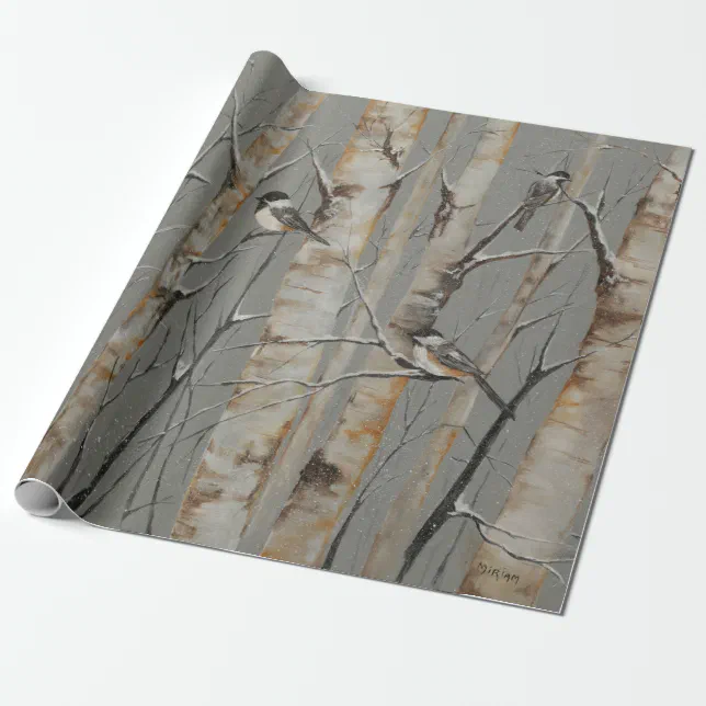 Birch Tree Gift Wrap | Zazzle