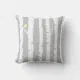 Birch Trees and Yellow Birds Throw Pillow | Zazzle