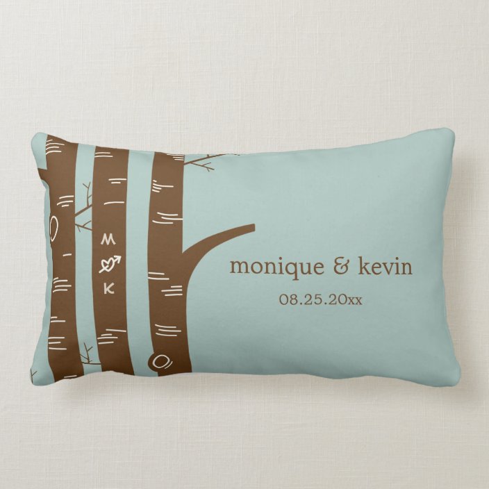 Birch Trees Custom Throw Pillow | Zazzle.com