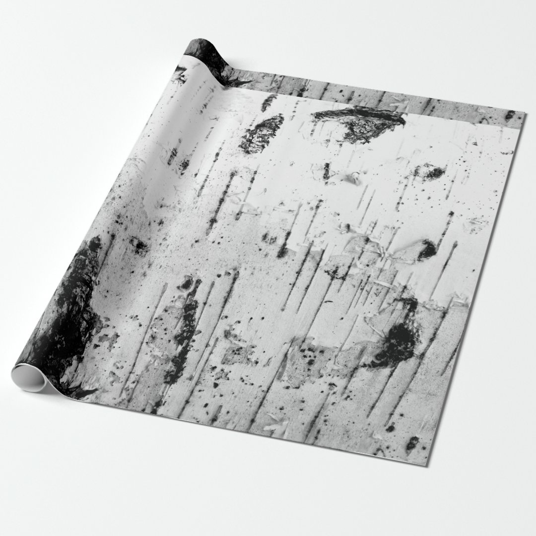 Birch trunk wrapping paper | Zazzle
