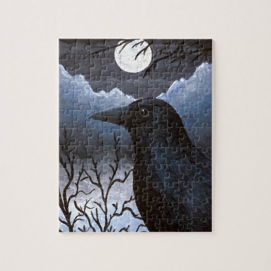Bird 58 Crow Raven Jigsaw Puzzle | Zazzle.com