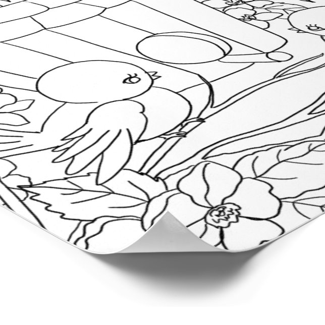 birdhouse coloring book