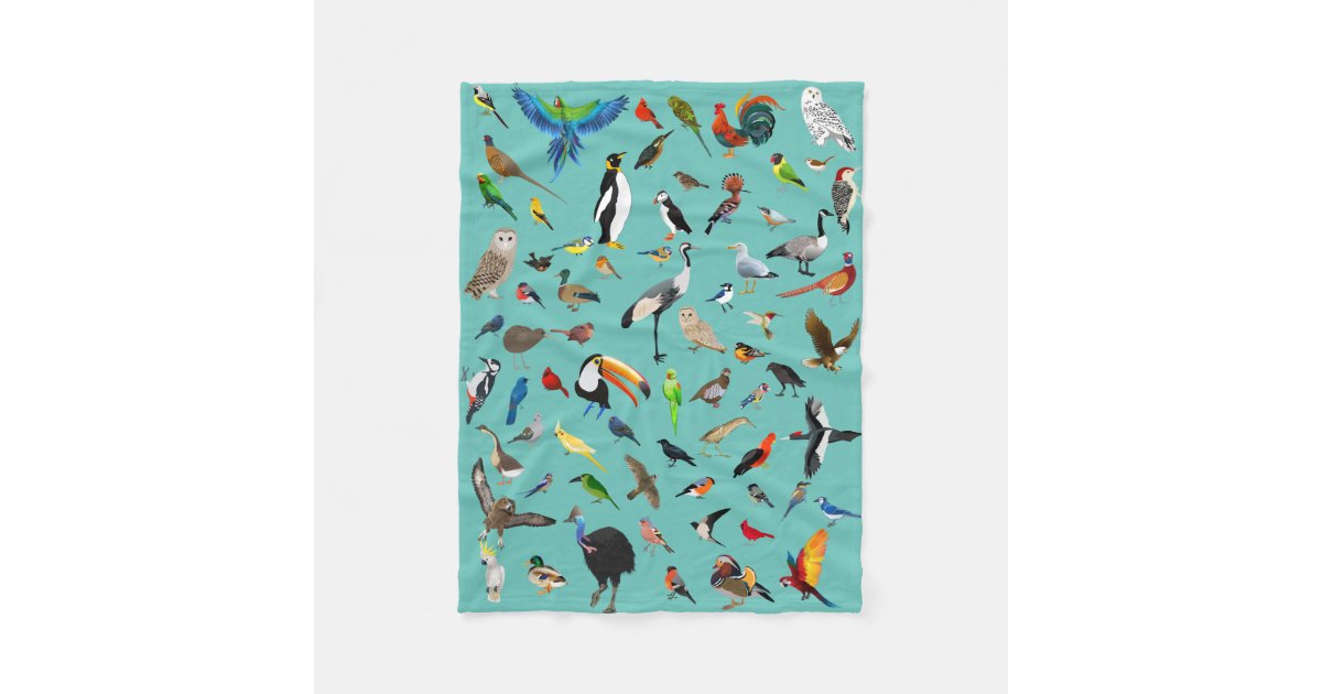 Bird Blanky Fleece Blanket | Zazzle