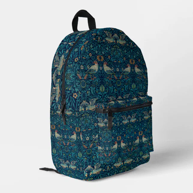 bird pattern backpack