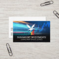 Bird Financial Logo | Chart Graph Business Card | Zazzle