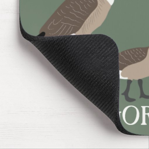 Bird Lovers Canada Geese Illustration Personalized Mouse Pad | Zazzle