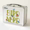 Bird Nerd Bird Watching Metal Lunch Box | Zazzle