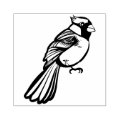 Bird Nerd Red Cardinal Artwork Rubber Stamp | Zazzle