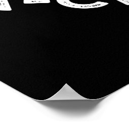 Bird Puns Are A-Crow-Kay Funny Crow Pun Dark BG Poster | Zazzle