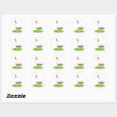 Birdie Classic Round Sticker | Zazzle