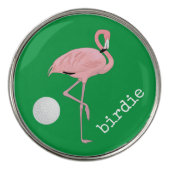 Birdie Flamingo Golf Ball Marker | Zazzle
