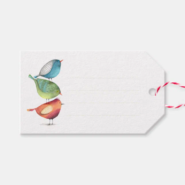 Birdie Gift Tags | Zazzle