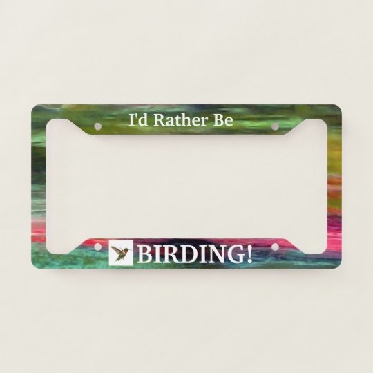 Birding, Hummingbird License Plate Frame | Zazzle.com