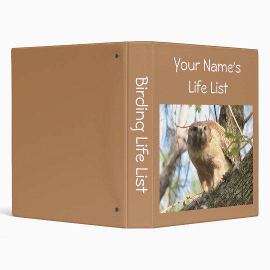Birding Life List Binder | Zazzle.com