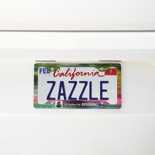 Birding, Wood Duck License Plate Frame | Zazzle
