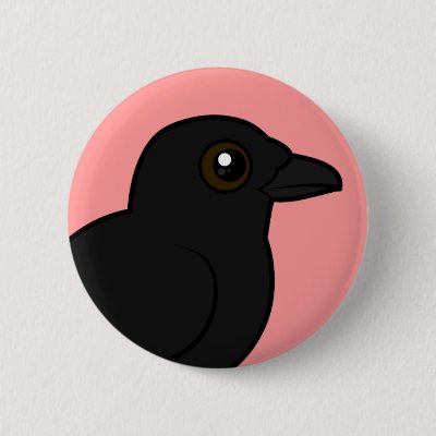 Cute American Crow by Birdorable