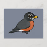 Cute American Robin by Birdorable
