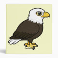 Birdorable Bald Eagle 3 Ring Binder | Zazzle