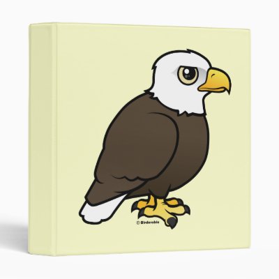 Cute Bald Eagle by Birdorable