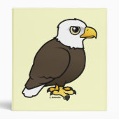 Birdorable Bald Eagle 3 Ring Binder | Zazzle