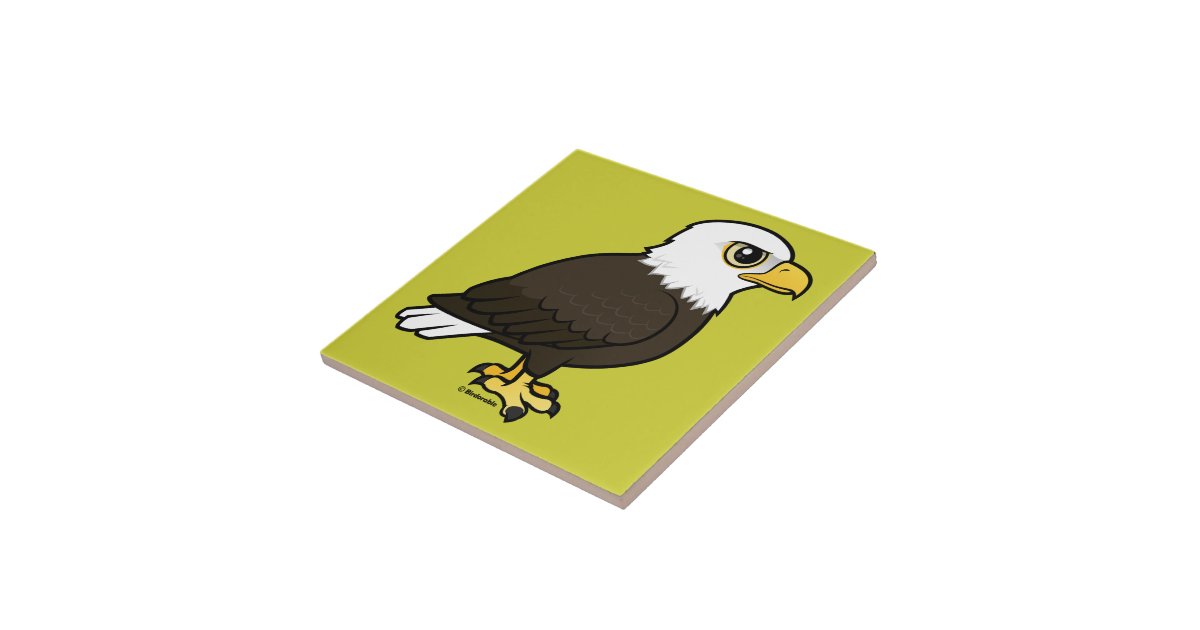 Birdorable Bald Eagle Ceramic Tile | Zazzle