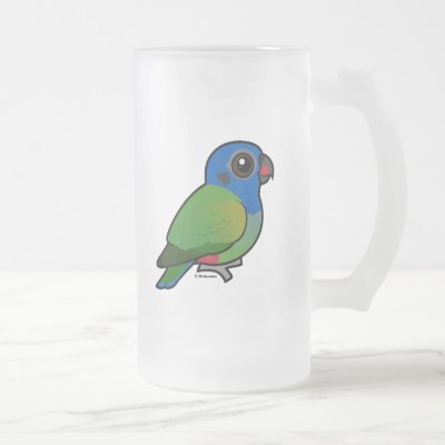 Meet the Blue-headed Parrot by Birdorable