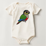 Meet the Cute Crimson-bellied Parakeet by Birdorable