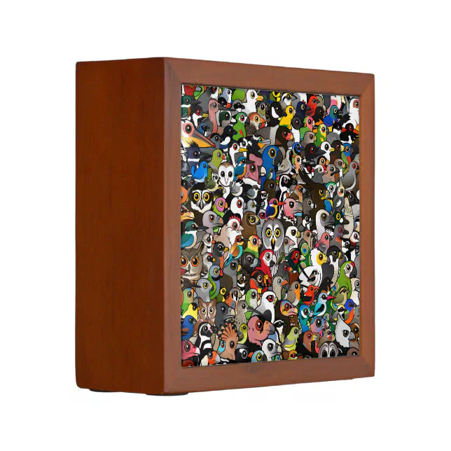 Birdorable Crowd Desk Organizer | Zazzle