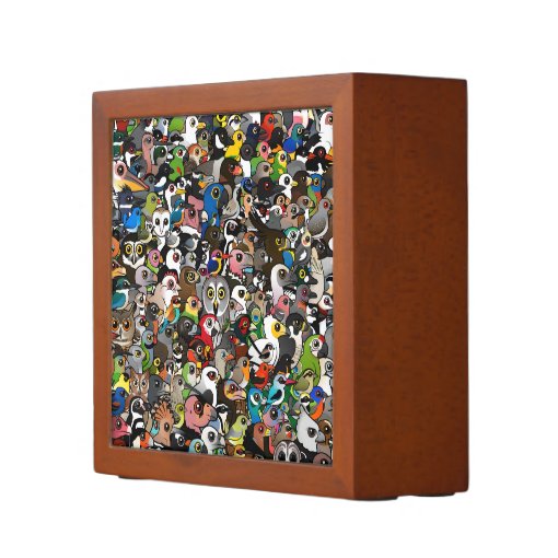 Birdorable Crowd Desk Organizer | Zazzle