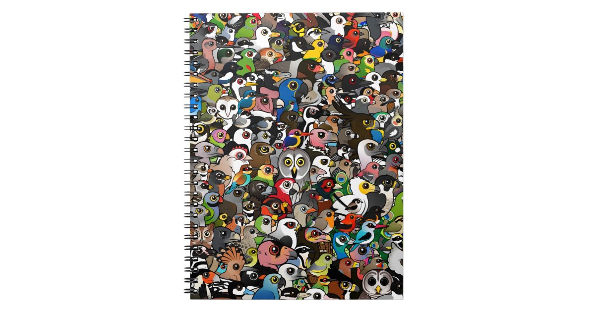 Birdorable Crowd Notebook | Zazzle