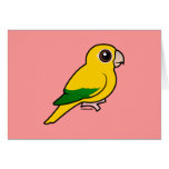 Cute Golden Parakeet by Birdorable