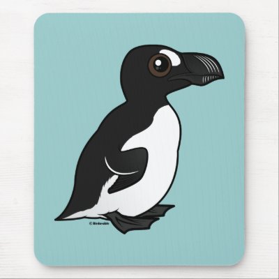 Cute Great Auk by Birdorable