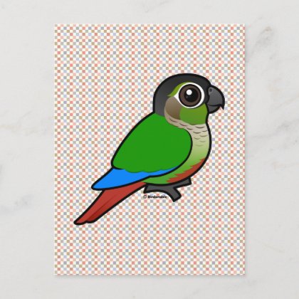 Green-cheeked Parakeet Coloring Page