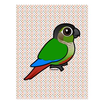 Green-cheeked Parakeet Coloring Page