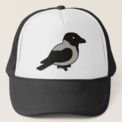 Hooded Crow Cute Cartoon Birdorable Gifts for Bird Lovers