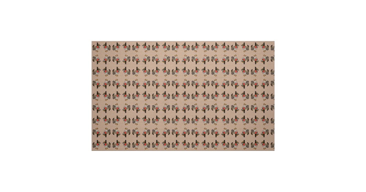 Birdorable Lesser Prairie-Chicken Fabric | Zazzle