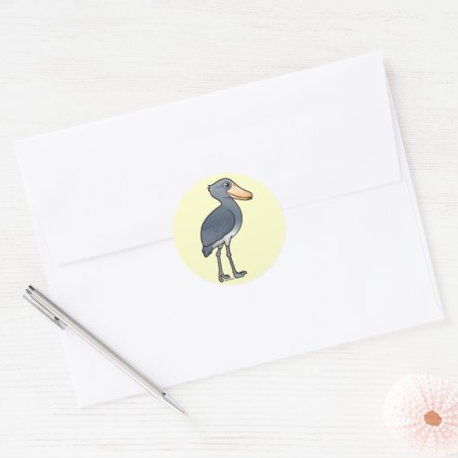 Birdorable Shoebill Classic Round Sticker | Zazzle