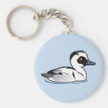 Birdorable Duck SMEW: Cute Cartoon Black & White Bird