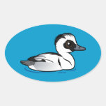 Birdorable Duck SMEW: Cute Cartoon Black & White Bird