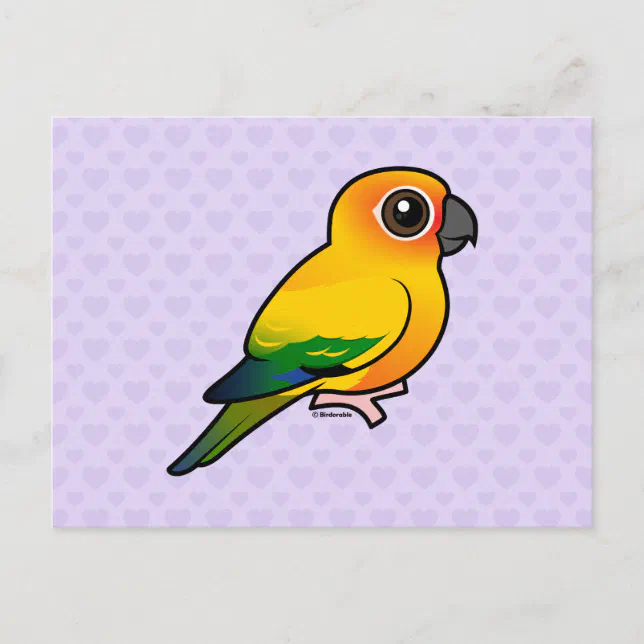 Birdorable Sun Parakeet Postcard | Zazzle